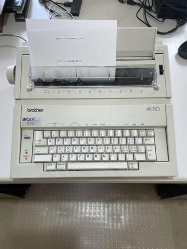 Brother AX-110 Electronic Typewriter | eBay UK