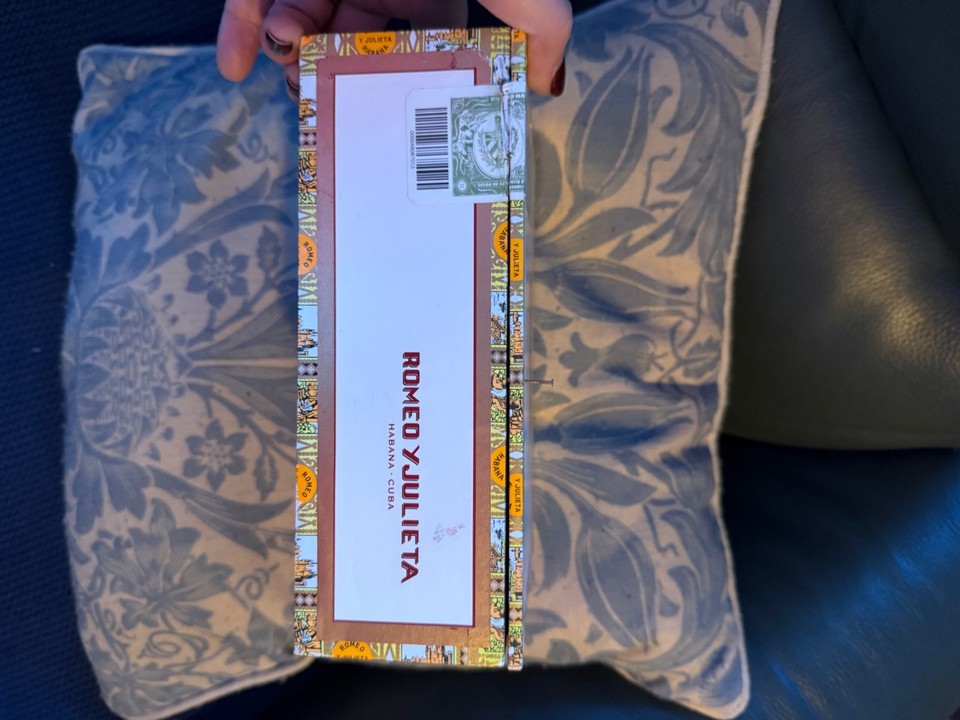 Romeo Y Julieta Empty Cigar Box | eBay UK