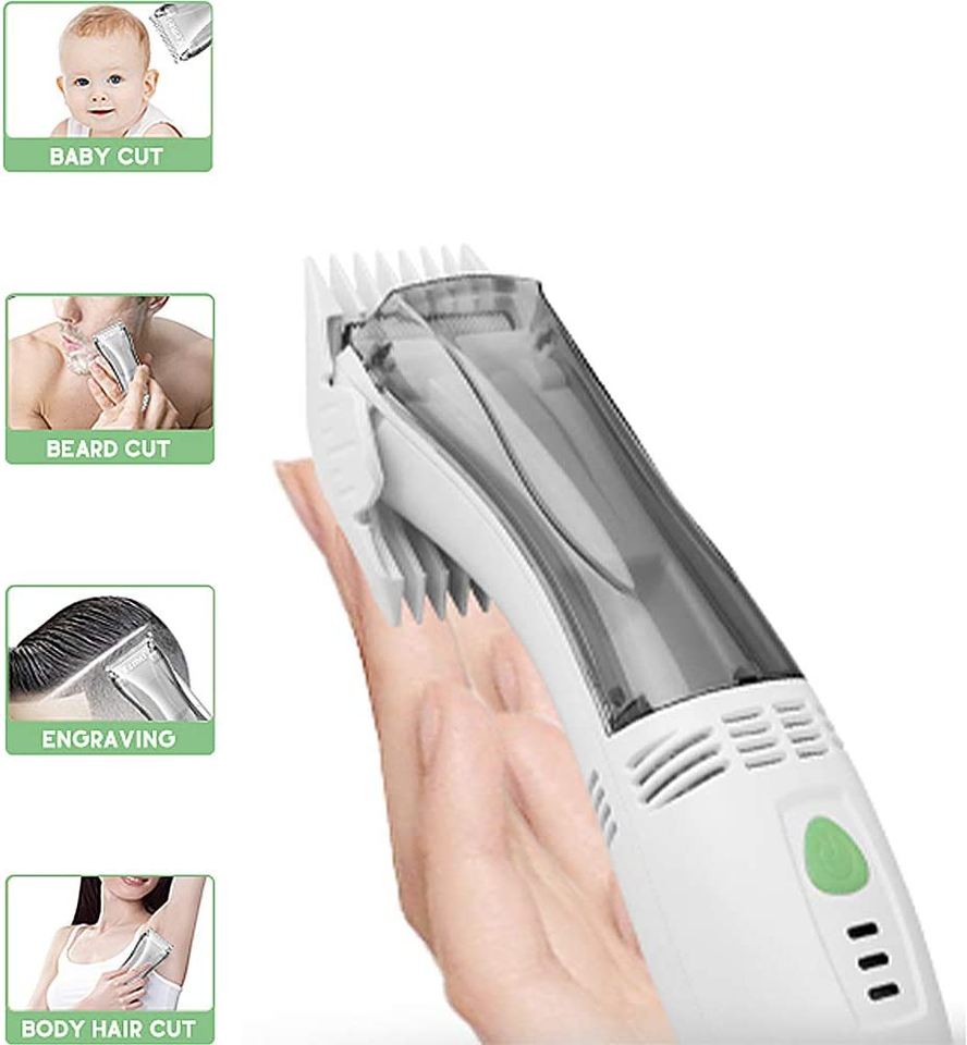 Vacuum Haircut Kit Vacuum Beard Trimmer Hair Clippers For Men NEW | eBay