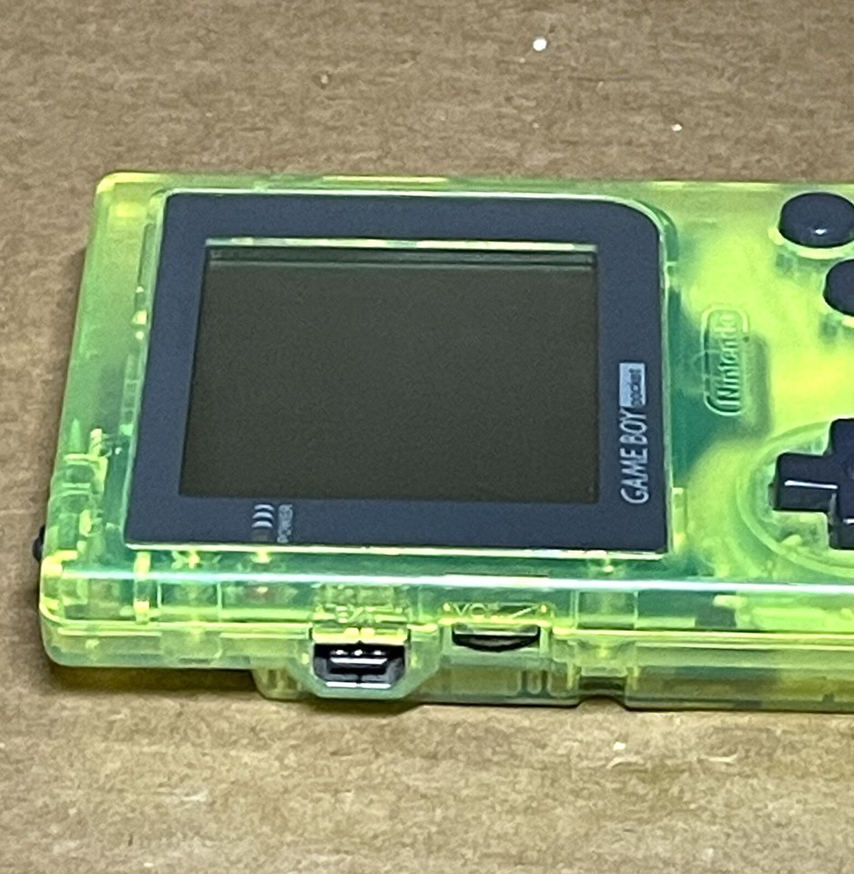 NINTENDO GAMEBOY POCKET EXTREME GREEN W/ Pokemon Red & Blue | eBay