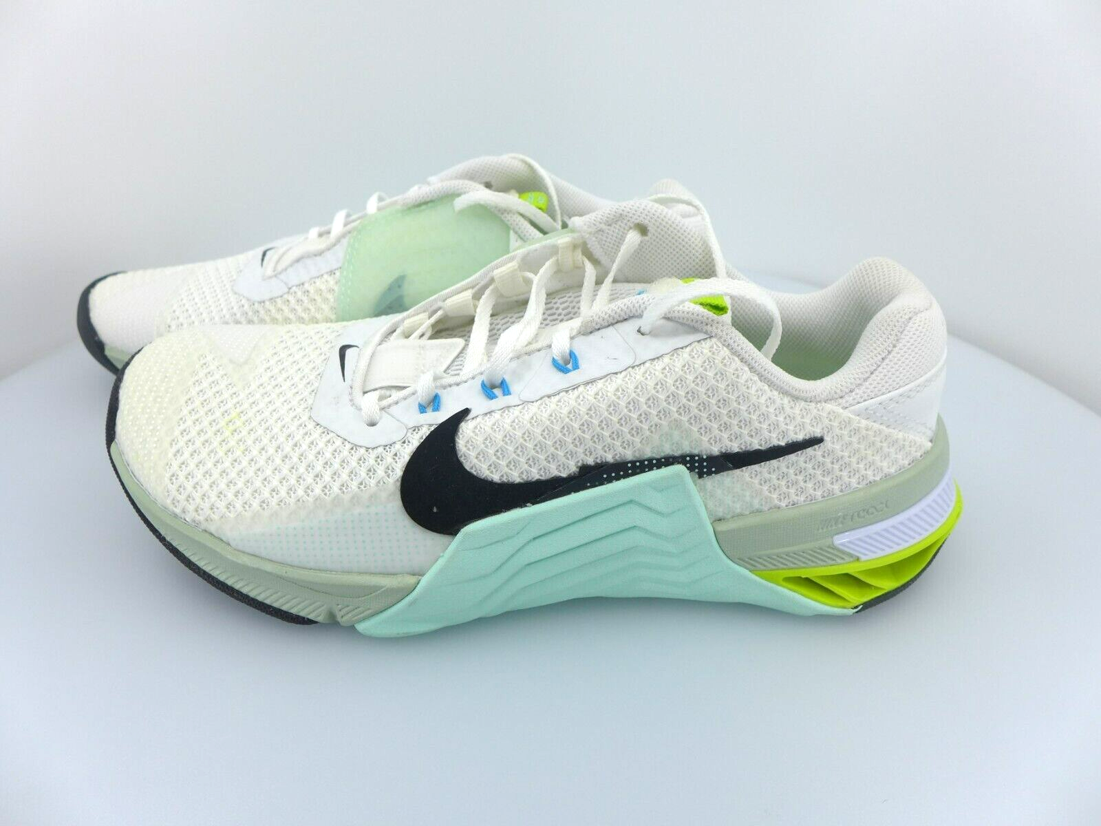 Nike Metcon 7 Women's White/Mint/Black Size 7.5 Athletic Shoes New | eBay