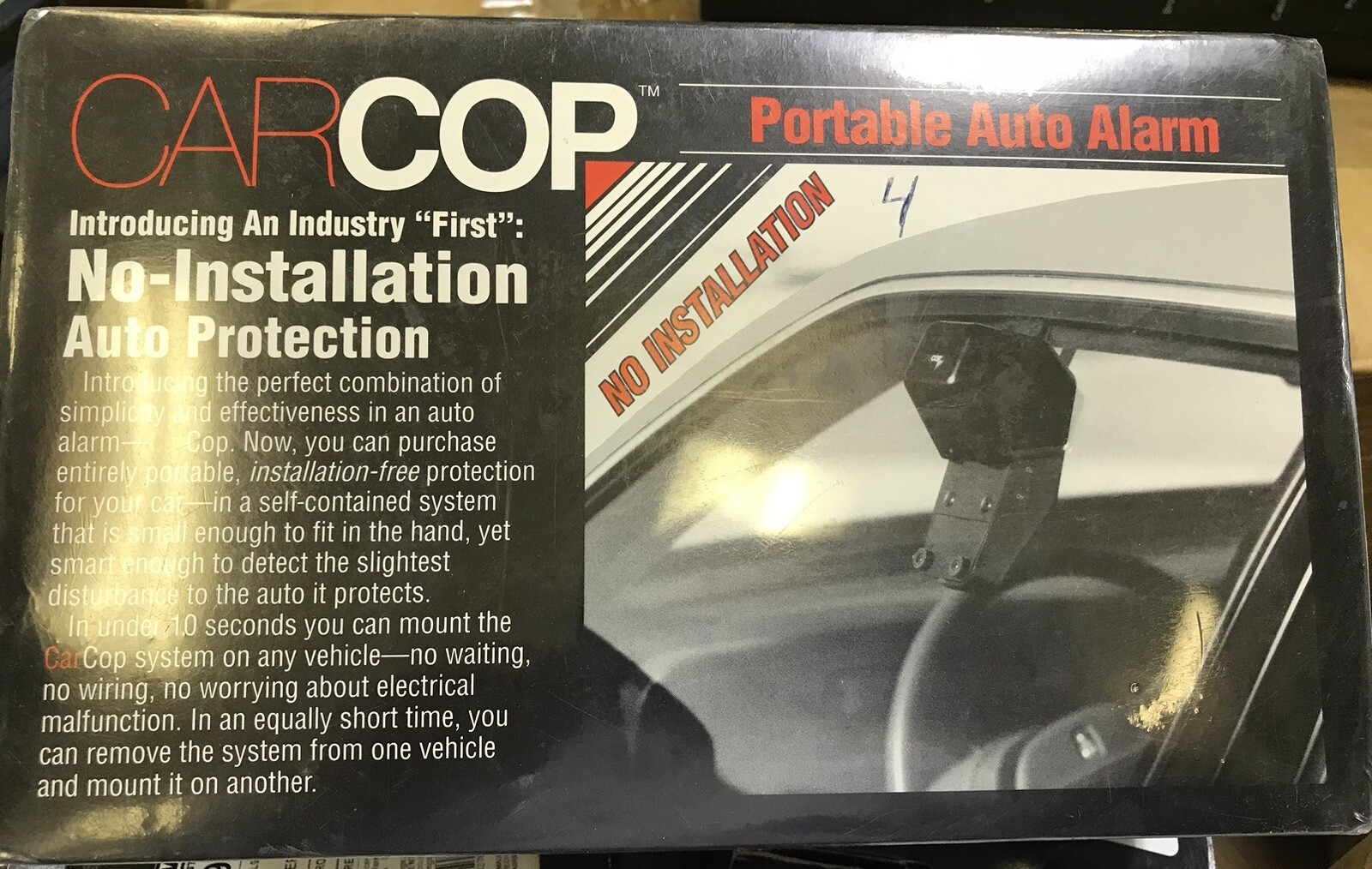 Car Cop Portable Vehicle Auto Burglar Security Anti-theft Alarm No ...