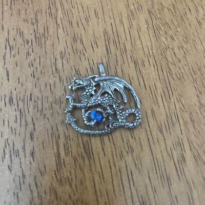 1989 Fellowship Foundry Dragon O'Hare Pewter Pendant | eBay