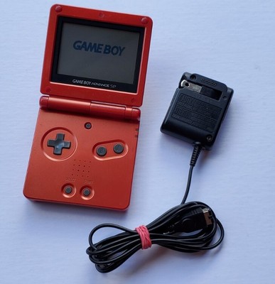 Nintendo Game Boy Advance SP Red Console System AGS-001 w Charger | eBay