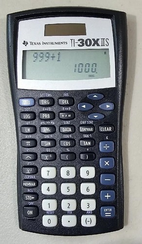 Texas Instrument TI-30X IIS 2-Line Dual Powered Scientific Solar ...