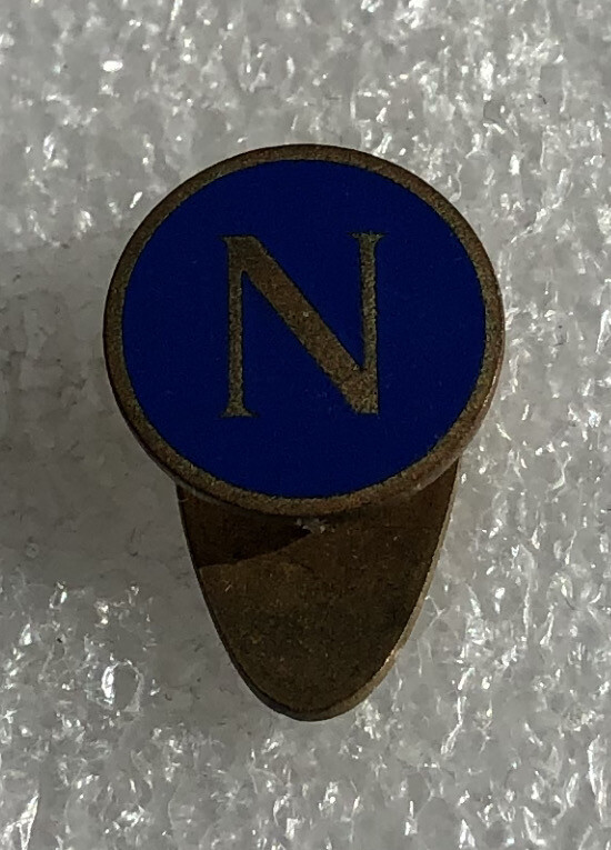 Rare Vintage pin badge ITALY S.S.C. NAPOLI CALCIO ITALIA enamel ...