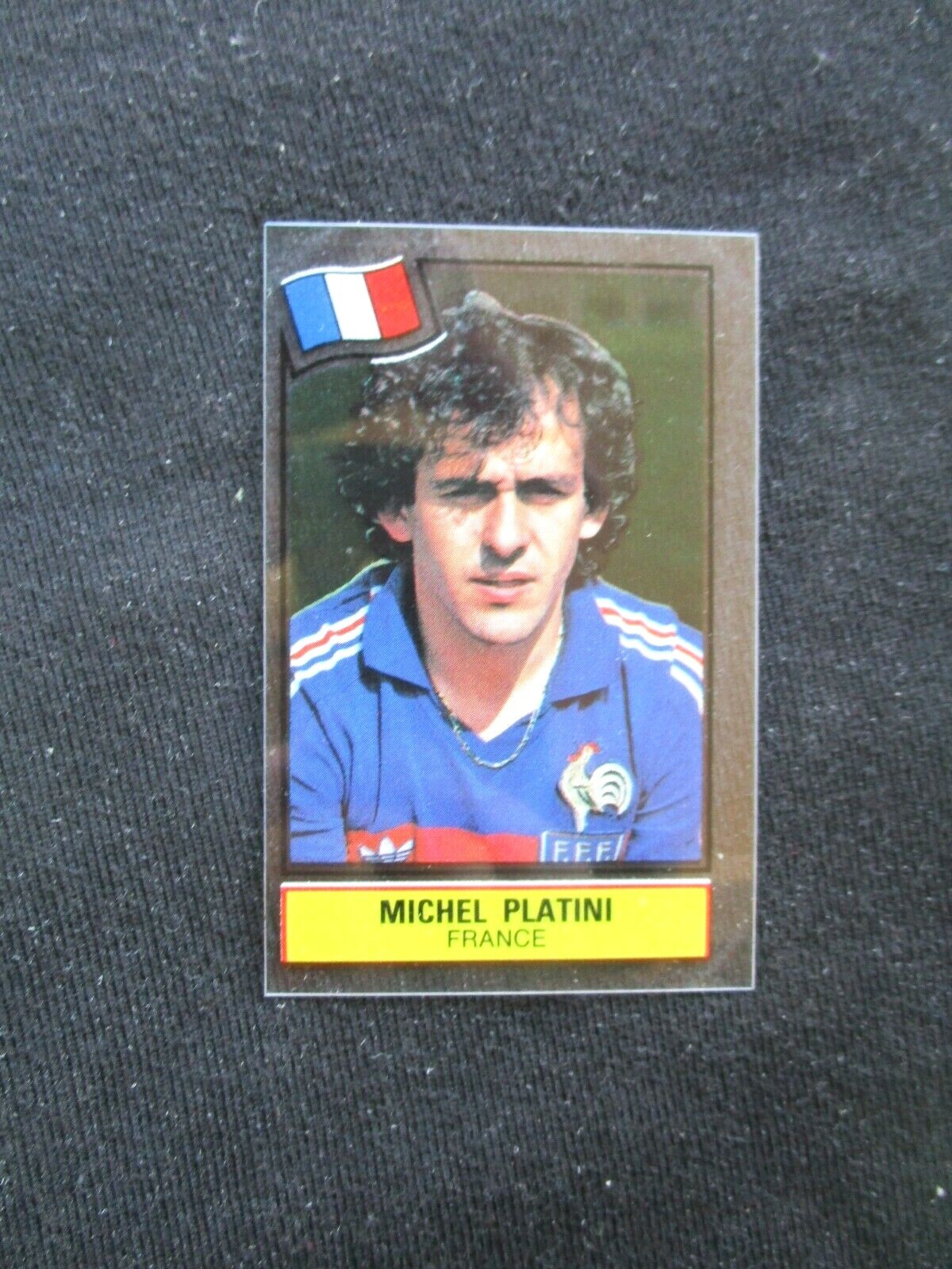 Michel PLATINI FRANCE CARTE CARD PANINI FOOTBALL SUPERSTARS 1984 ...