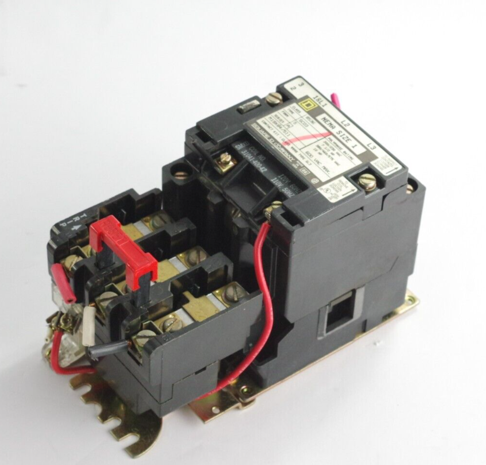 Square D 8536 Motor Starter Type SC03 Coil No. 31041-400-42 120V 60Hz ...