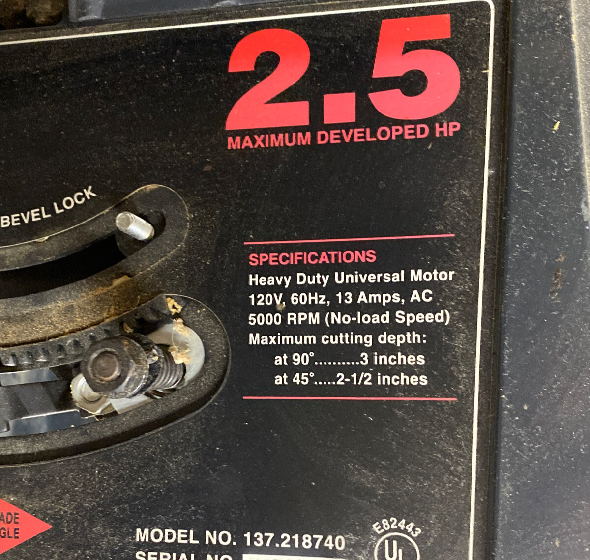 Sears Craftsman 137.218740 Table Saw Start & Reset Button | eBay