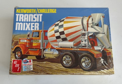 AMT # 1215/06~KENWORTH /CHALLENGE TRANSIT MIXER ~1/25 SCALE~SEALED KIT ...