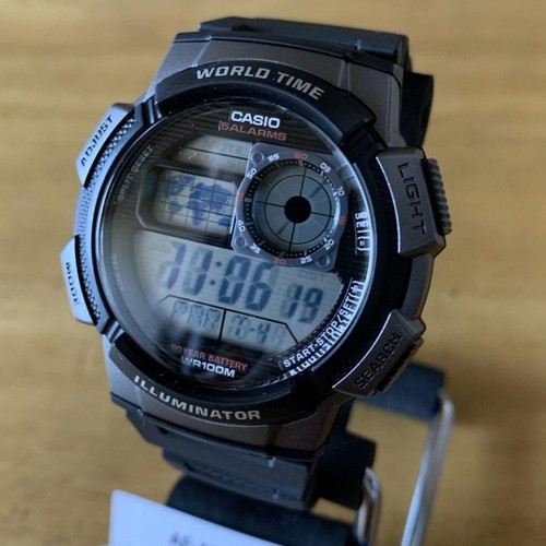 Casio Men’s AE-1000W-1B Digital Watch Black Quartz Sports | eBay