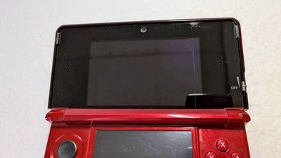 Excellent Nintendo 3DS Red Console Beautiful Screens 4GB SD Stylus ...