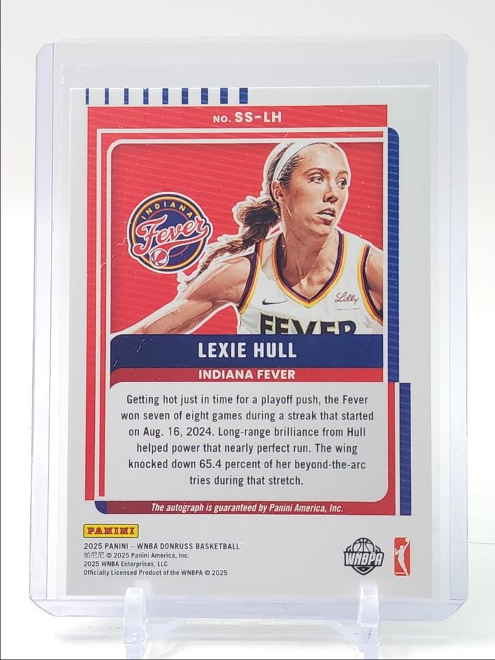 LEXIE HULL 2025-26 DONRUSS WNBA SIGNATURE SERIES HOLO AUTO Q4147 | eBay