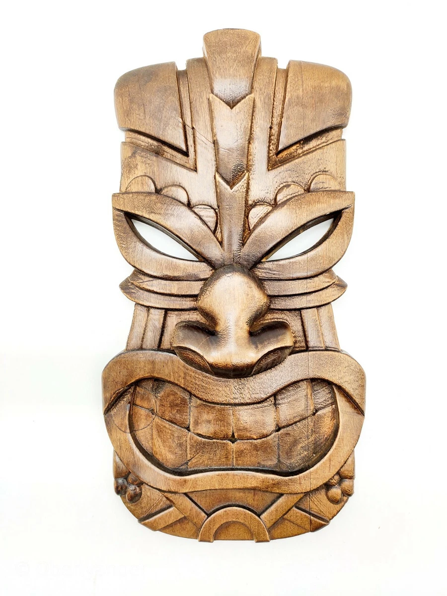 Wooden Tiki Head