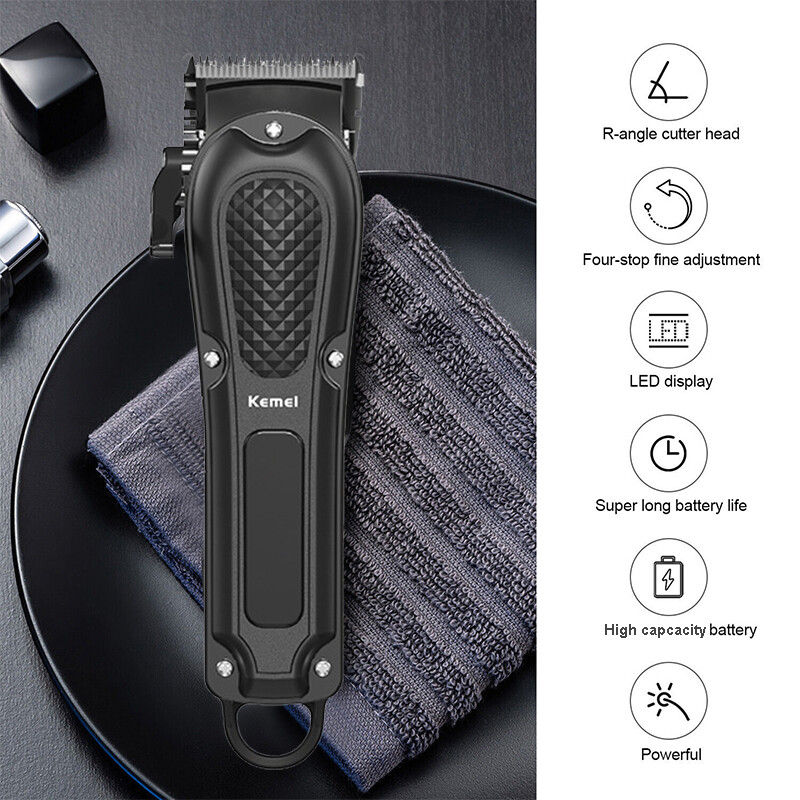 Professional Hair Clippers Cordless Trimmer Beard Cutting Machine ...