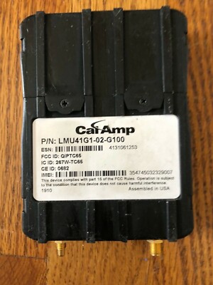 CalAmp GPS Vehicle/Fleet Tracking Unit LMU41G1-02-G100 | eBay