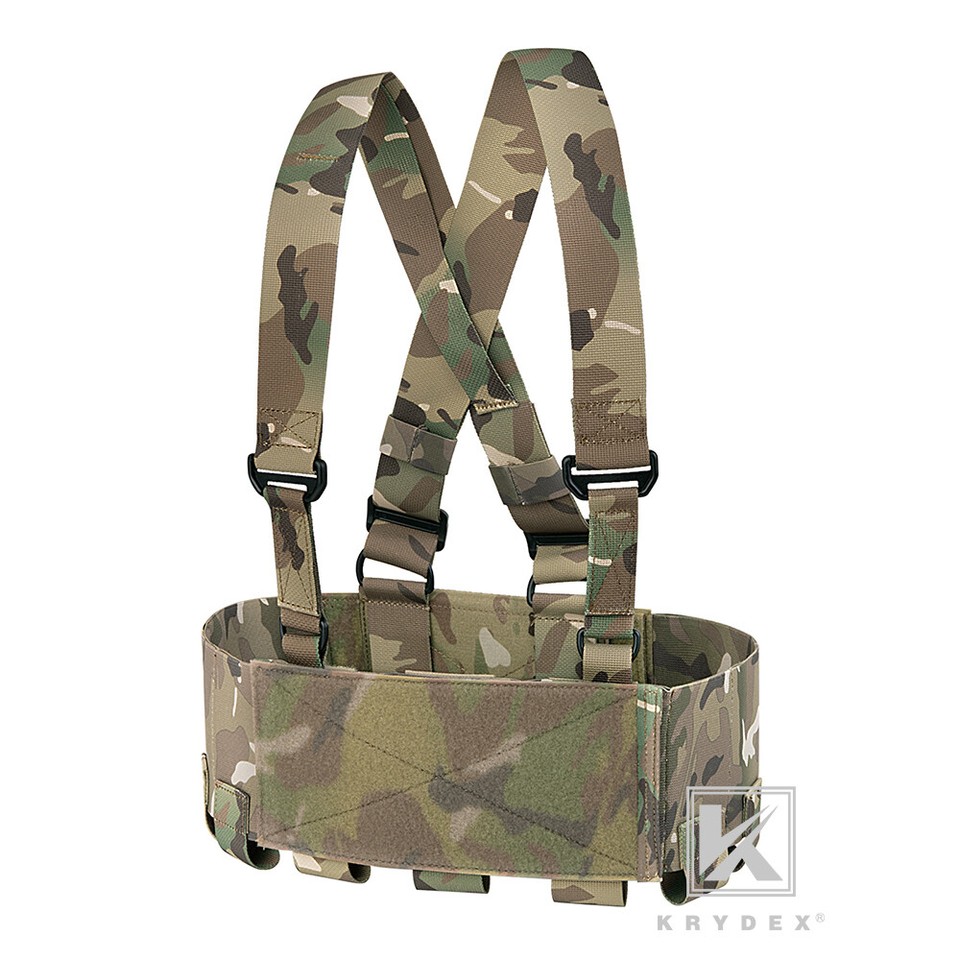 KRYDEX Concealed Carry Low-Vis 5.56 Ready Chest Rig Tactical Elastic ...