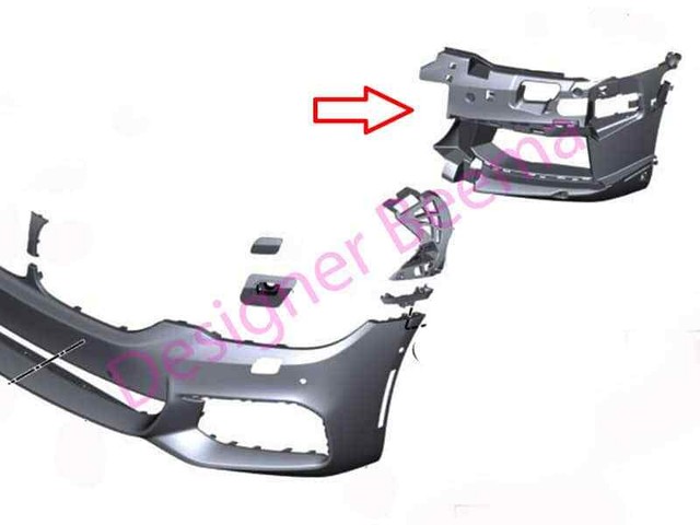 Genuine BMW 5 Series G30 M Sport Front Fog Lamp Support Left N/s ...