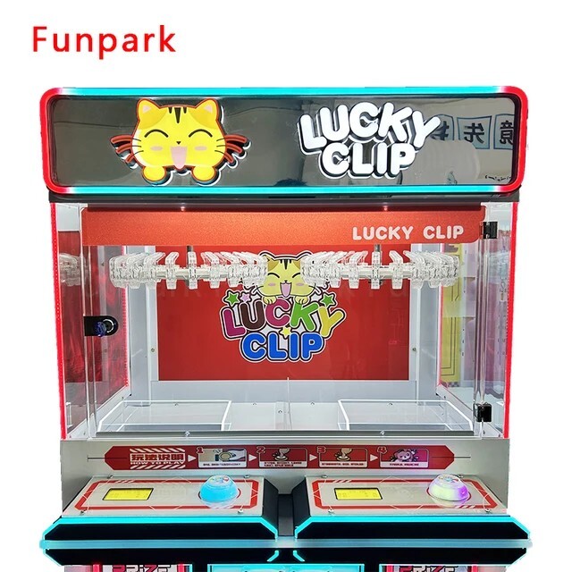 Rotating Spinning 25 Clip Prize Skill Redemption Claw Machine Arcade ...