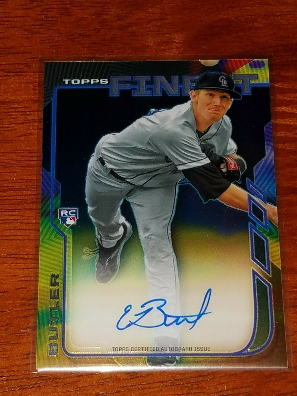 Eddie Butler 2014 Topps Finest #RA-EB Rookie Autographs - Printing ...
