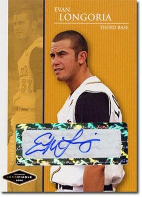 2006 EVAN LONGORIA Autograph Rookie Short-Print Auto RC Mint | eBay