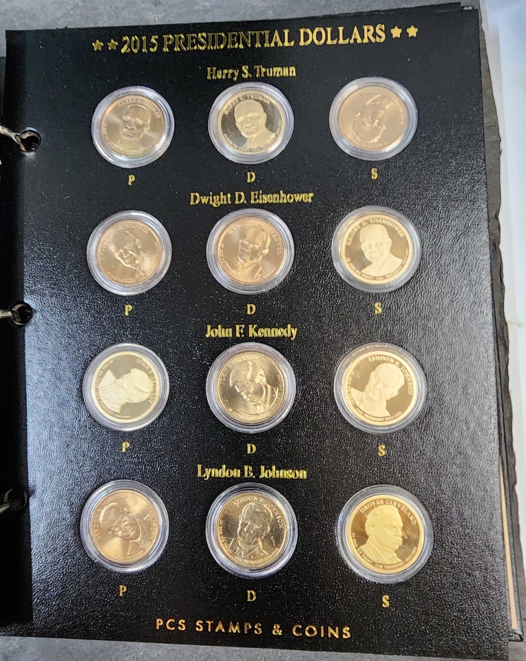 The Complete U.S. Presidential Coin Collection Volume 1 & 2 PCS Stamps ...