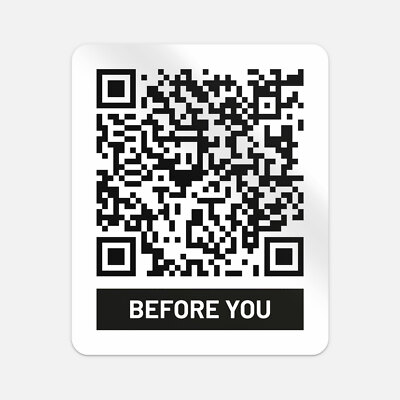 | Scan Me | Before You QR Code Sticker Vinyl Car Bumper Decal | eBay