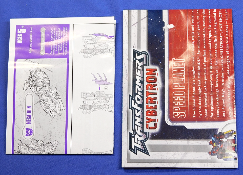 TRANSFORMERS CYBERTRON MEGATRON LEADER CLASS 2005 COMPLETE WITH BOX ...