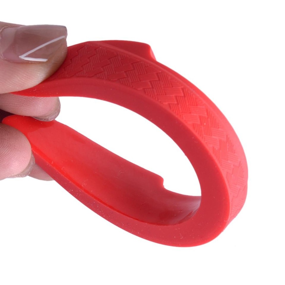 4pcs Universal Red Car Door Edge Scratch Anti-Collision Protector Guard ...