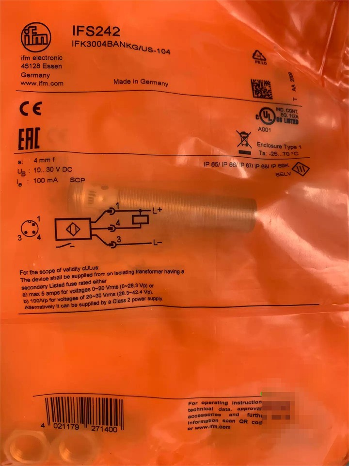 IFM IFS242 Proximity Switch Sensor New One Free Shipping | eBay
