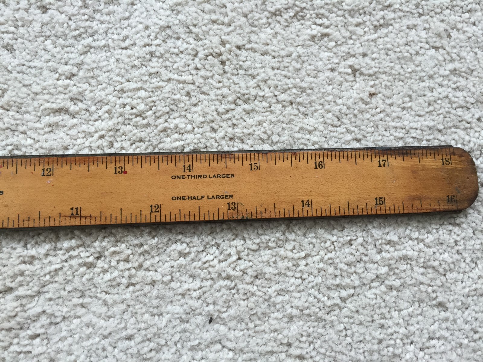 Vintage AMERICAN PENCIL CO. 24 Inch Ruler Double Sided With Metal Edges ...