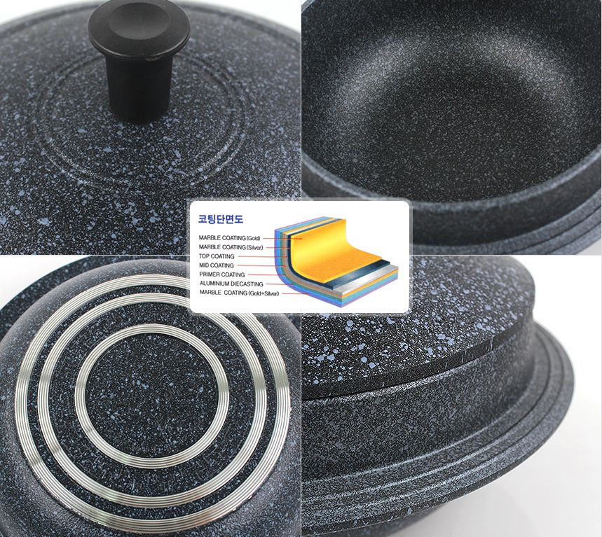 Korean Traditional Style Pot, "GAMASOT" Size 18cm, Cook Rice with Mixed ...