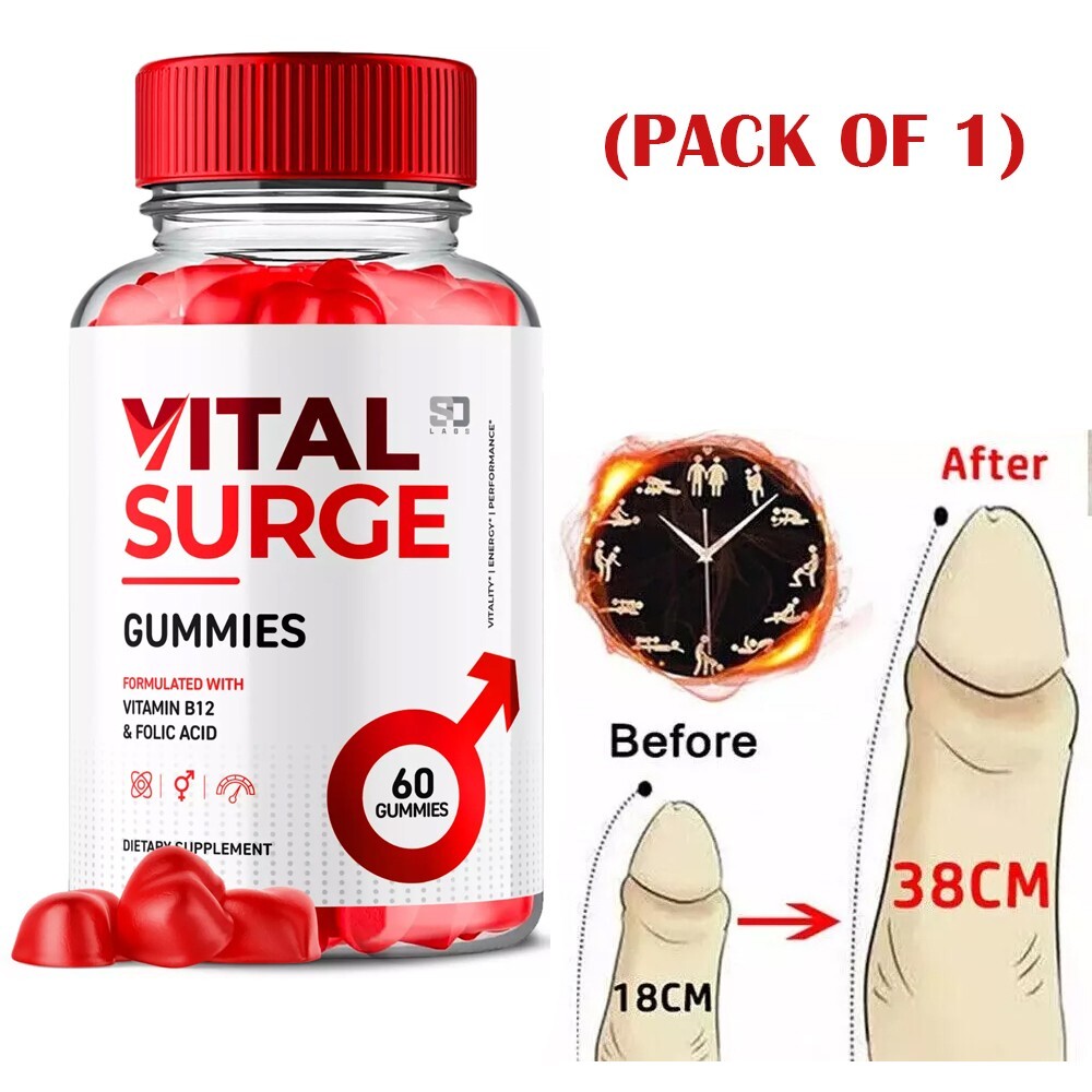 Vital Surge Male Gummies, Vital Surge Testo Support Gummys Performance ...