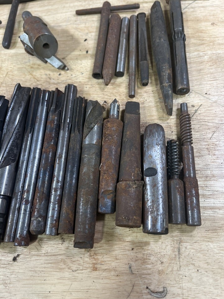 Vintage Machinists Lot Of 37 Reaming Tools | eBay