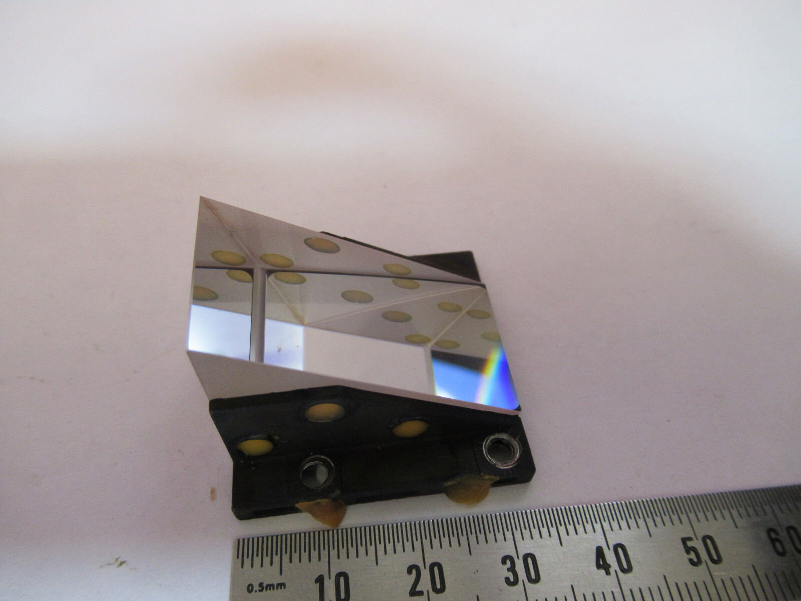 LEITZ GERMANY GLASS PRISM HEAD MICROSCOPE PART OPTICS AS PICTURED #G4-A ...