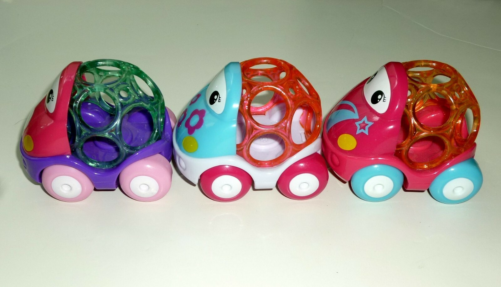 KIDS II OBALL TODDLER TOY CARS - EASY GRASP - LOT OF 3 CARS | eBay