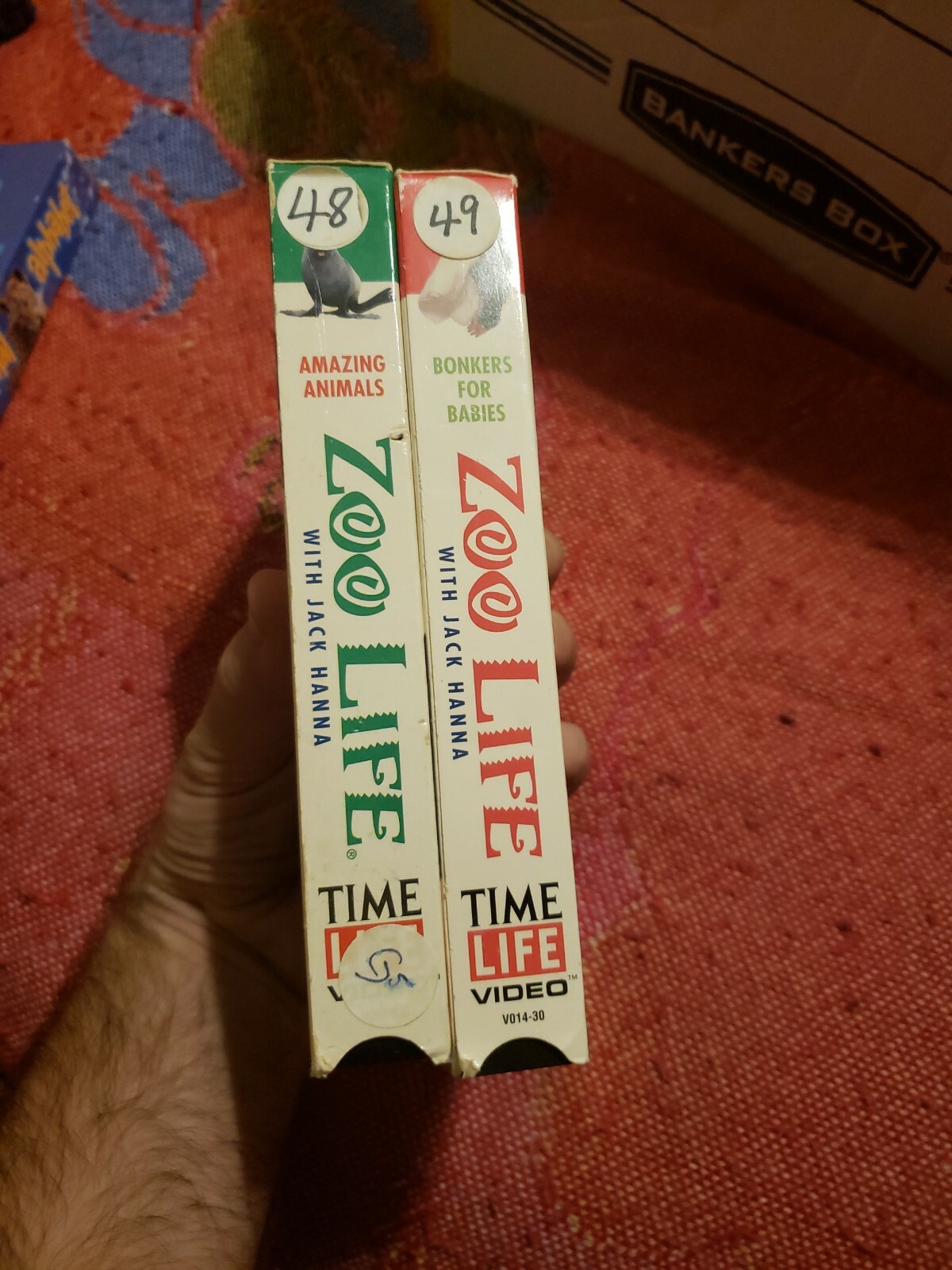 VHS Zoo Life With Jack Hanna lot Of 2 Tapes Amazing Animals/Bonkers for ...