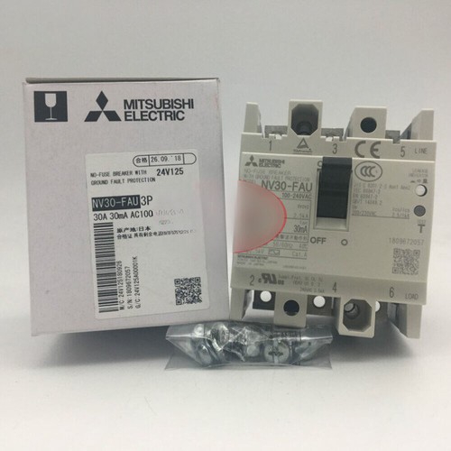 NEW MITSUBISHI NV30-FAU 3P 30A Circuit Breaker FAST SHIPPING | eBay