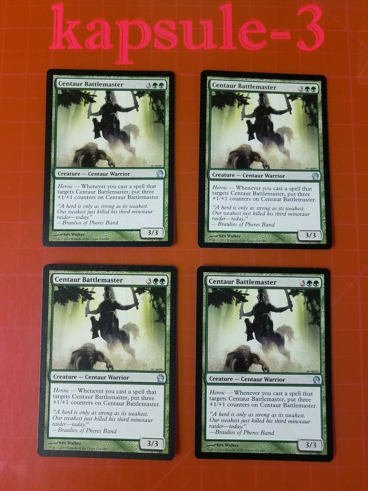 4x Centaur Battlemaster | Theros | MTG Magic Cards | eBay