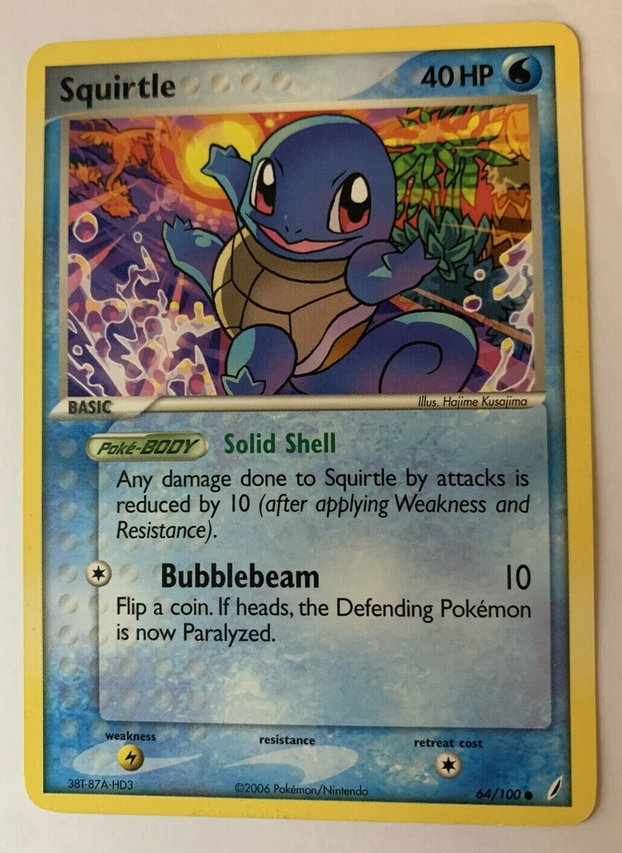 Pokemon Cards Squirtle Ex