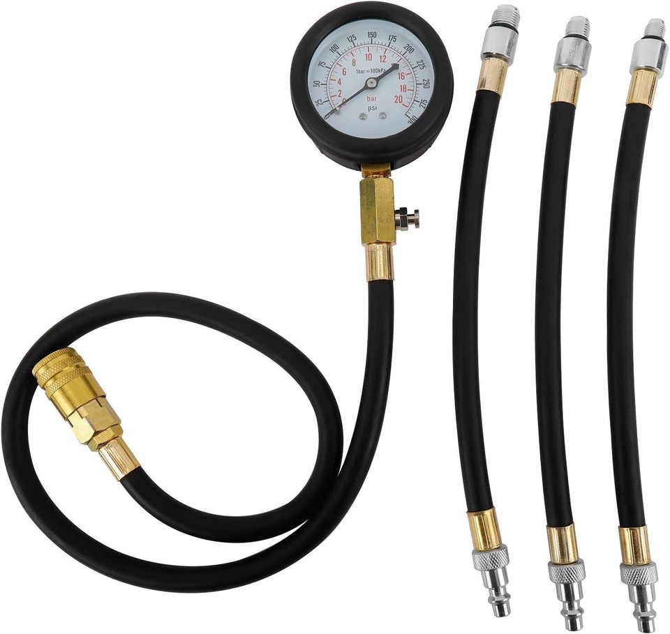 Engine Cylinders Diagnostic Tester Compression Gauge Test Tool Set with ...