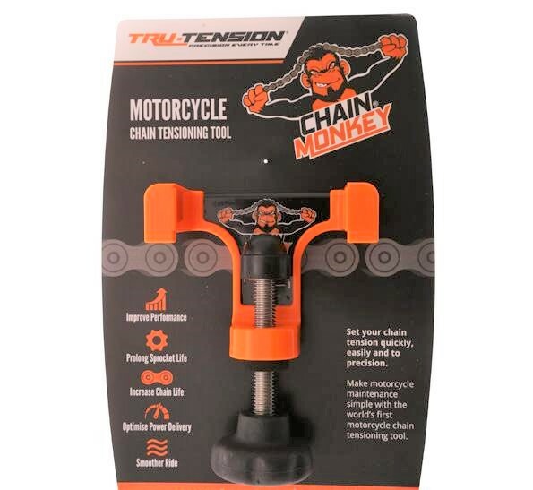 Tru-Tension Motorcycle Motorbike Chain Monkey - Chain Tensioner Tool ...