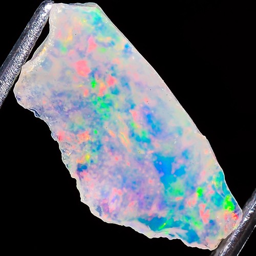 2 Ct. Natural Ethiopian Opal Play Of Color Crystal Rough Gemstone ...