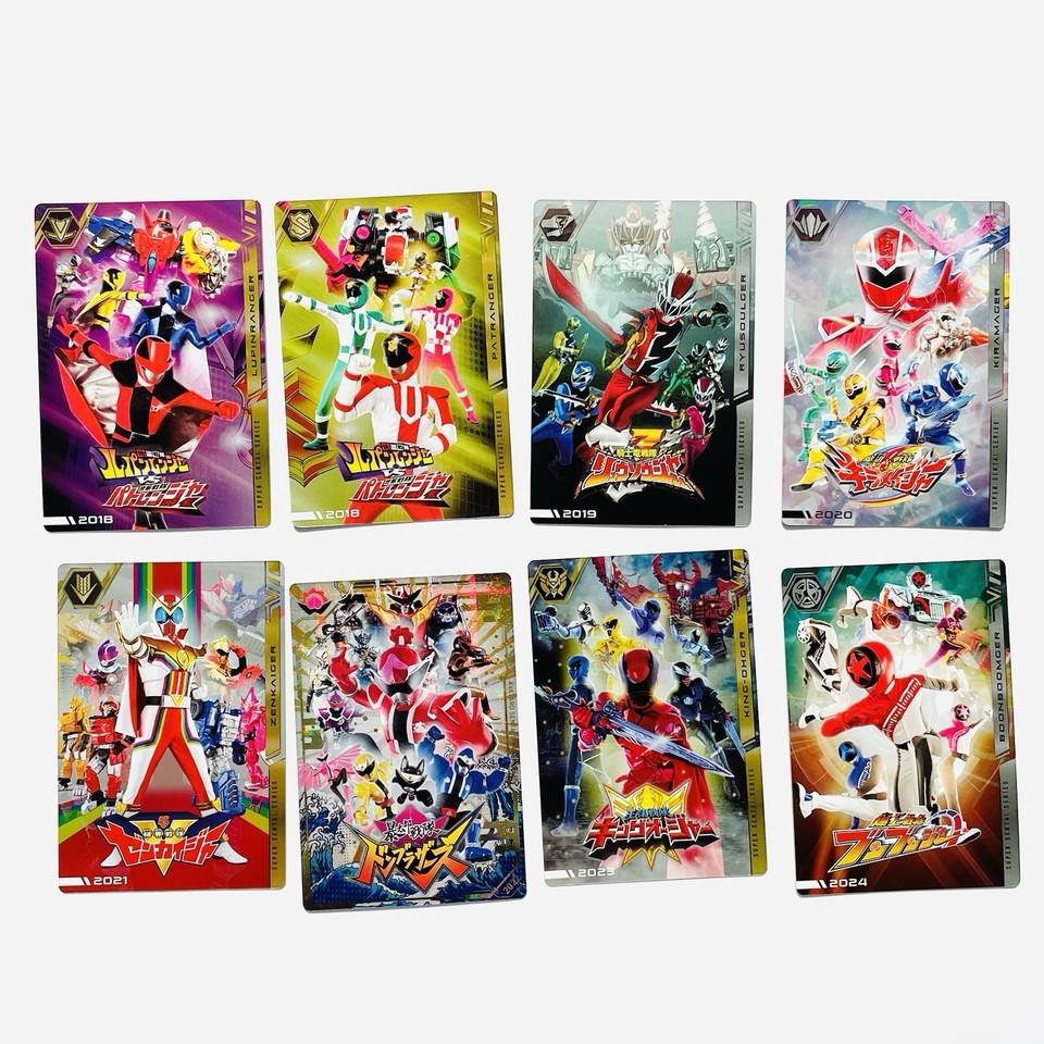 Super Sentai 50th Commemorative Card Collection Complete All 50 types ...
