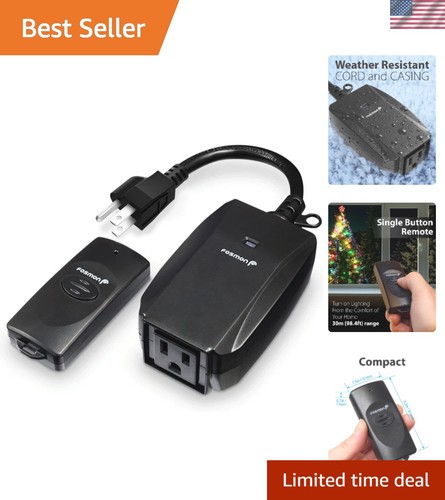 Heavy-Duty Wireless Remote Electrical Outlet - Control Your Devices ...