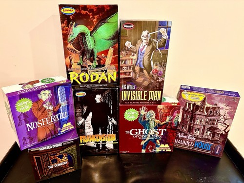 Aurora! Moebius! Monarch! Polar Lights! ORIGINAL BOXES! A Collector's ...