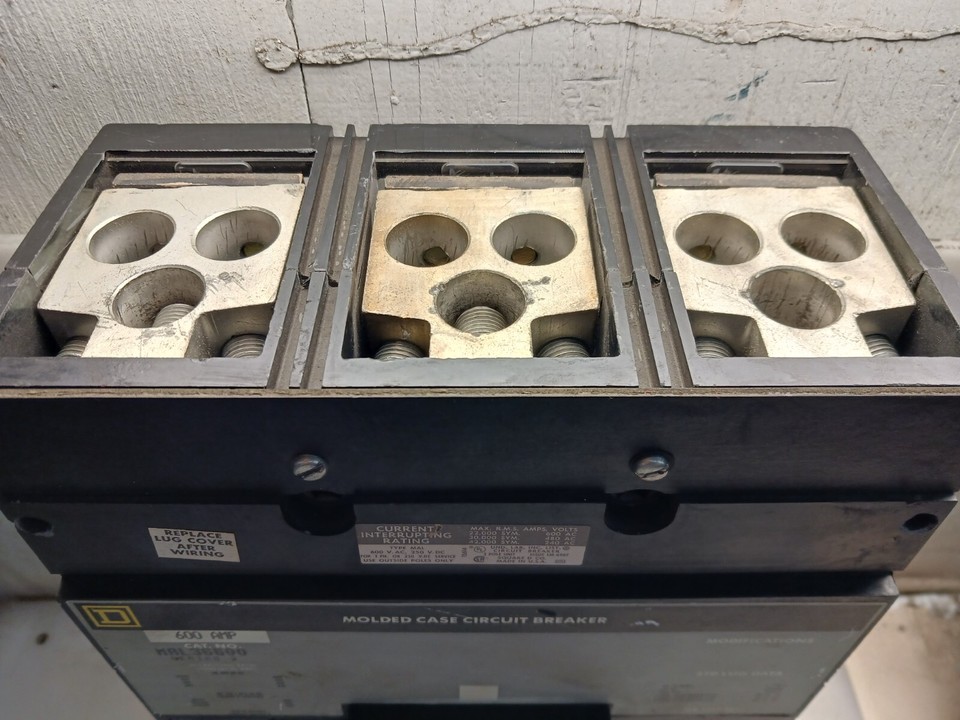 SQUARE D 600 AMP CIRCUIT BREAKER MAL36600 3 POLE 600 VAC | eBay