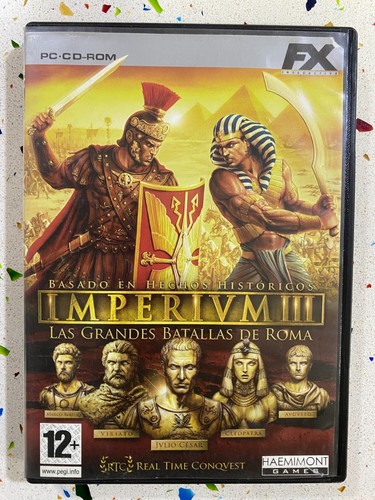 IMPERIUM III PC CD ROM LAS GRANDES BATALLAS DE ROMA BASADO HECHOS ...