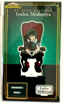 My Hero Academia Sit Down Chair Acrylic Stand Figure Izuku Midoriya MHA ...