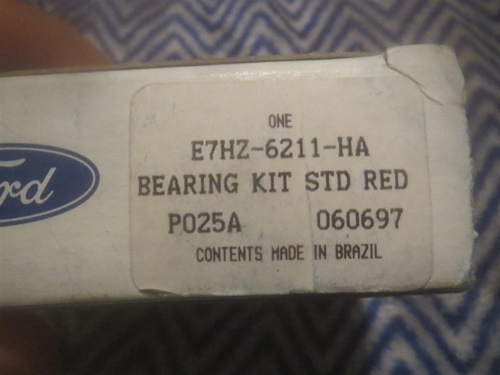 NOS FORD E7HZ-6211-HA BEARING KIT NEW GENUINE FORD | eBay
